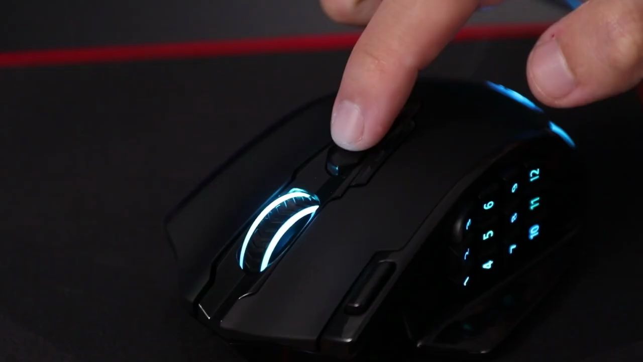 红龙M913双模无线12侧键鼠标