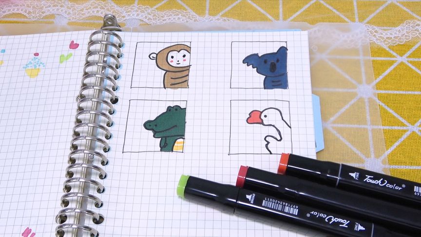 今日份的简笔画之小动物,你学会画哪种小动物了呢?