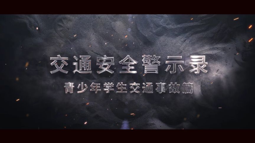 交通安全警示录《青少年学生交通事故篇》