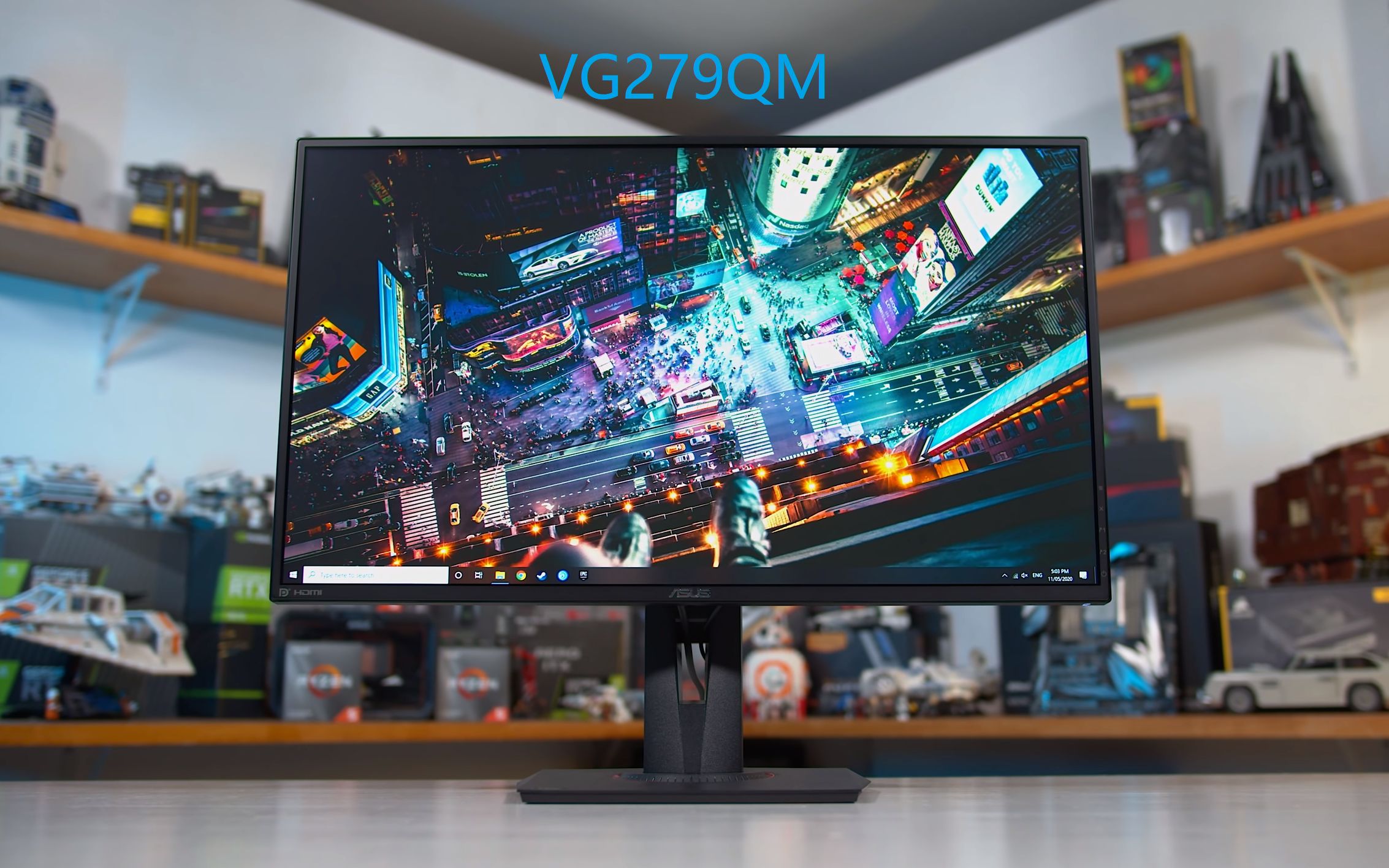 【中字】华硕VG279QM 1080P 280Hz 显示器评测 对比LG27GN750 ...