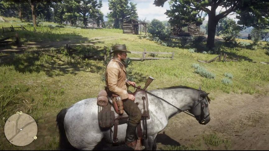 荒野大镖客2:升级了双手掏枪真是又快又帅