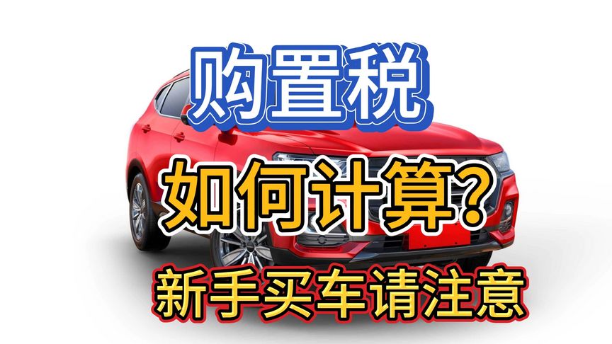 买车如何计算购置税?新手买车别被坑了,美女教你如何计算购置税