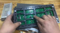 废品站花了十块钱买了四张LED显示屏效果还不错