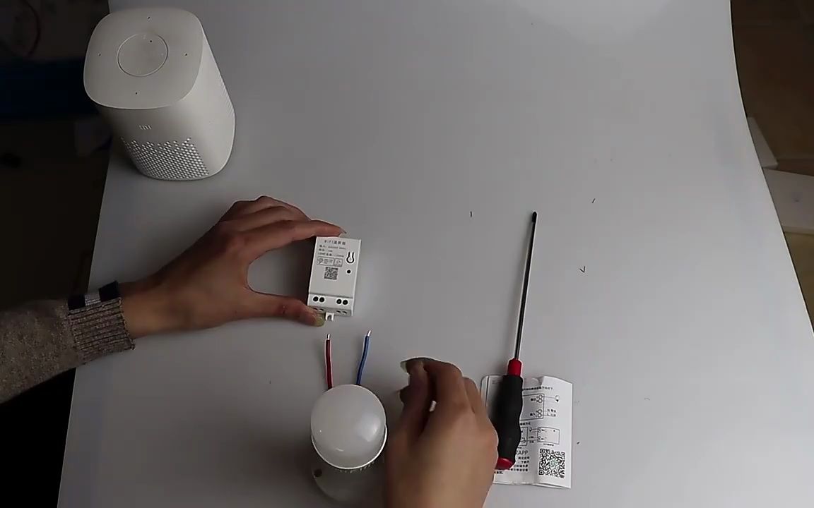 米家wifi通断器接线教程