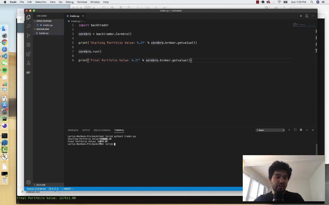 Backtrader回测框架,Algorithmic Trading with Python and Backtrader (...