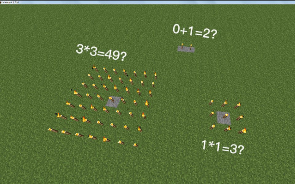 在MC里学数学!加减乘除的简单应用,超级实用!