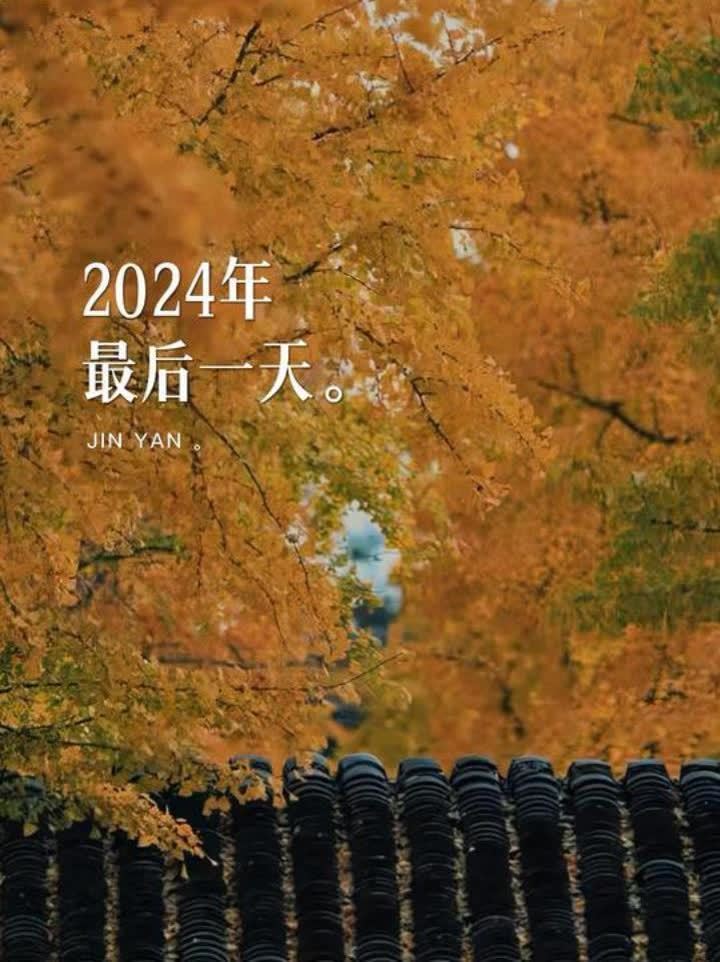 2024年的最后一天,往事清零,未来可期 愿2025年好运不断,福气不止,愿...