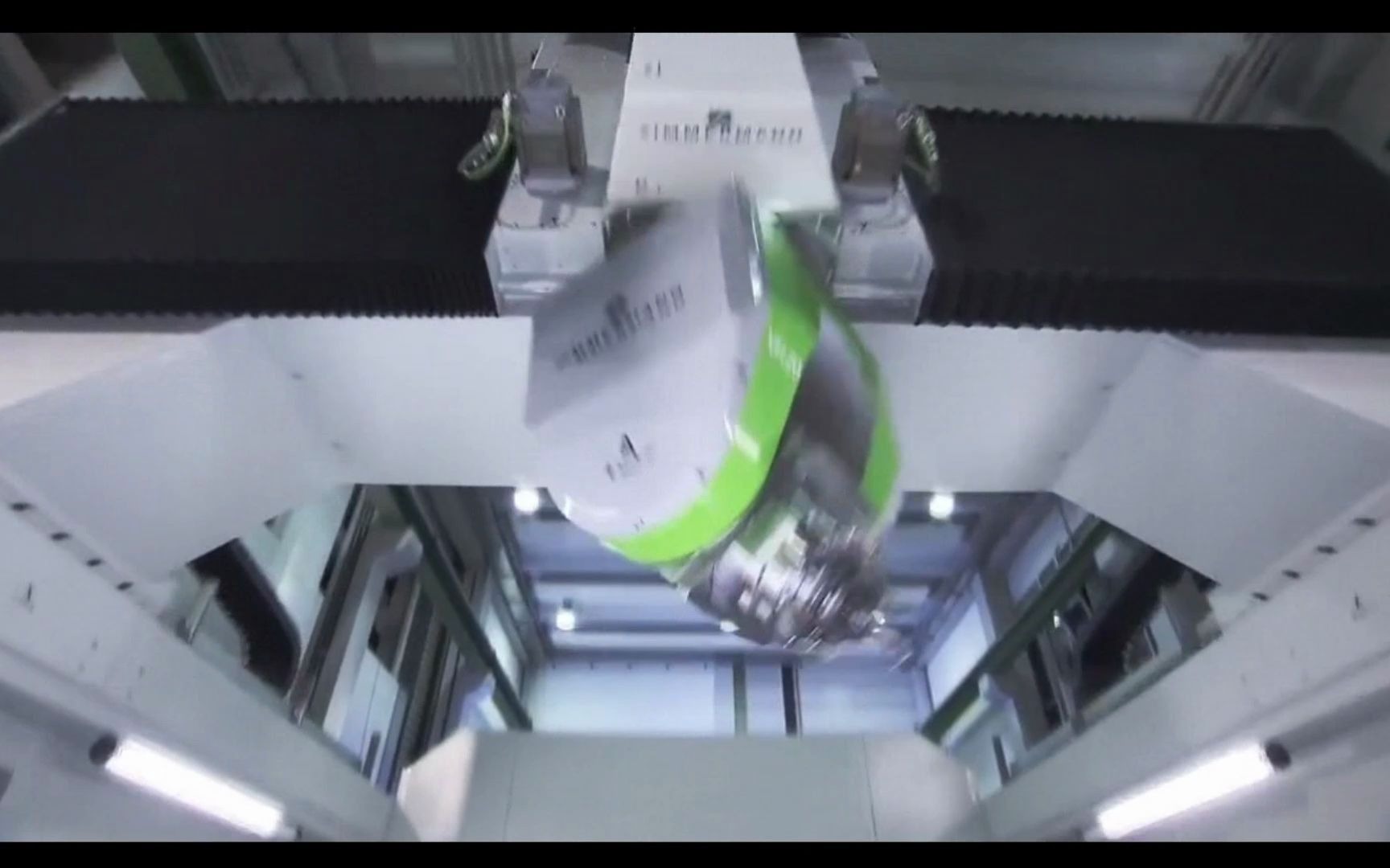 德国兹默曼六轴龙门加工中心,实操加工过程确实厉害哦!