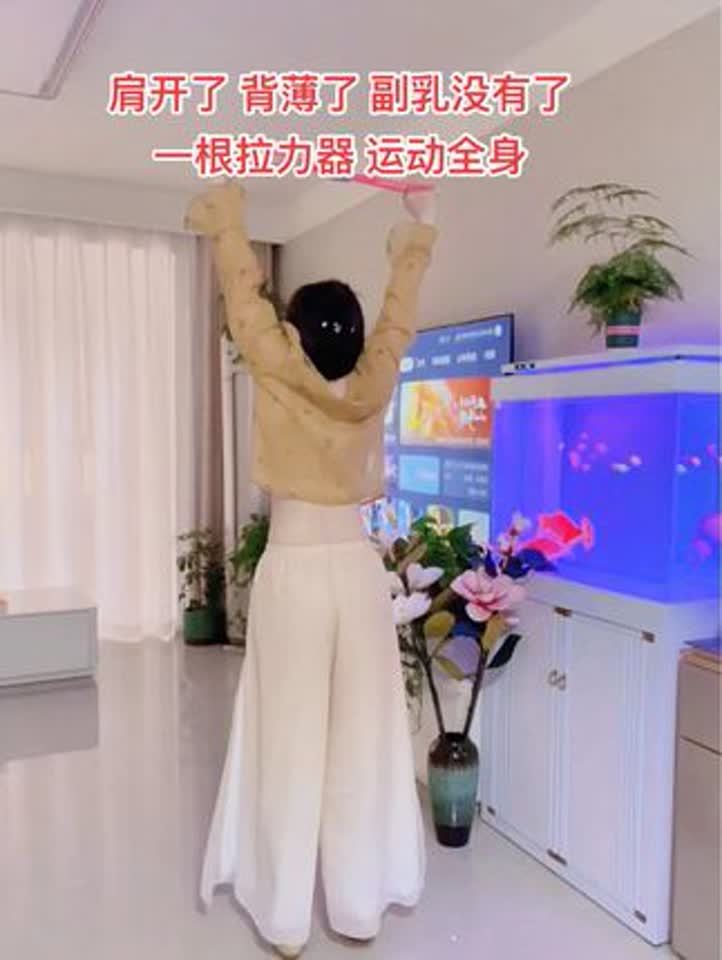 每天坚持十分钟 拉力器瘦身