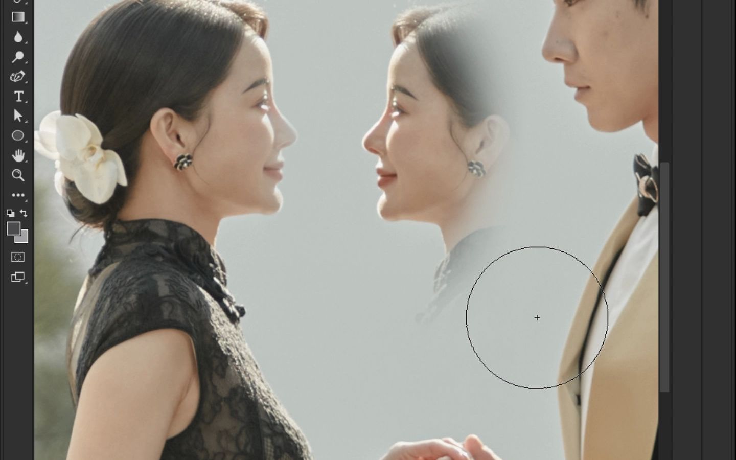 99%的人都不知道ps仿制图章应用技巧 #ps技能 #人像精修 #ps #p图...