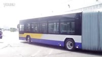   北京公交福田18米铰接客车试车