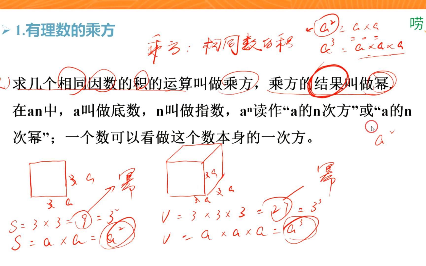 P10初一数学|七上第10讲有理数的乘方