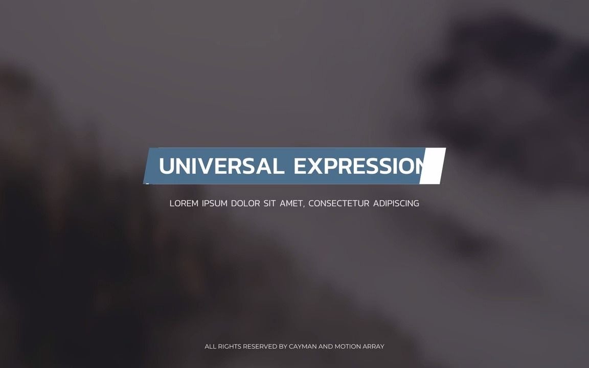 Pr字幕模板 9组自动调整标题简洁动画倾斜商务文字 Pr图形模板