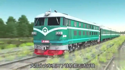 在繁忙的城市中,神秘无轨火车穿梭而过,打破传统运输的桎梏