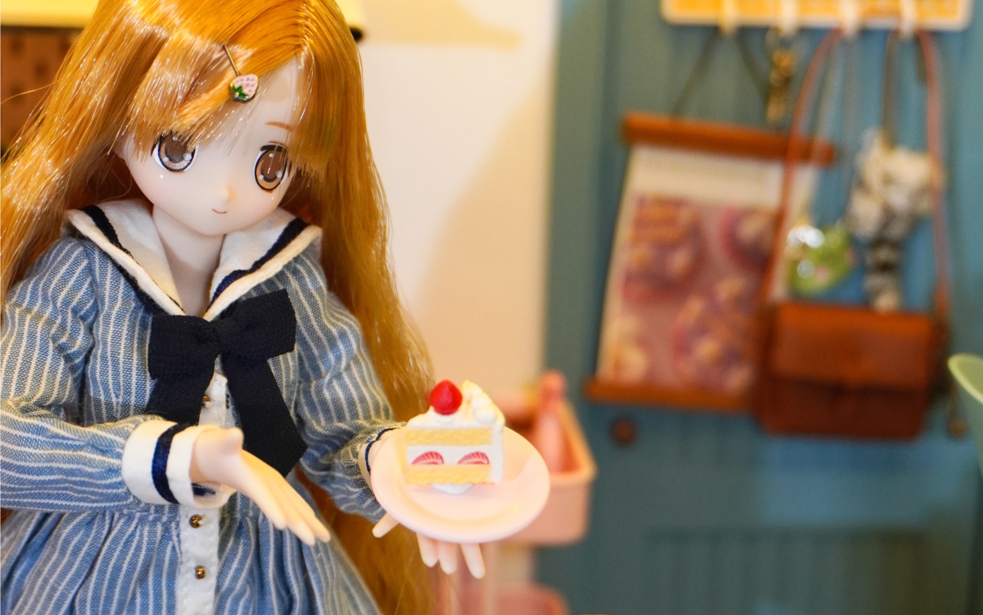 定格动画之娃娃教你做草莓蛋糕