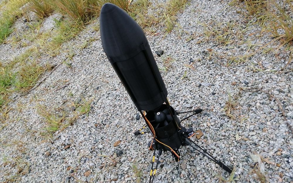 猎鹰9号SpaceX火箭模型电动涵道火箭垂直起降涵道风扇可回收火箭