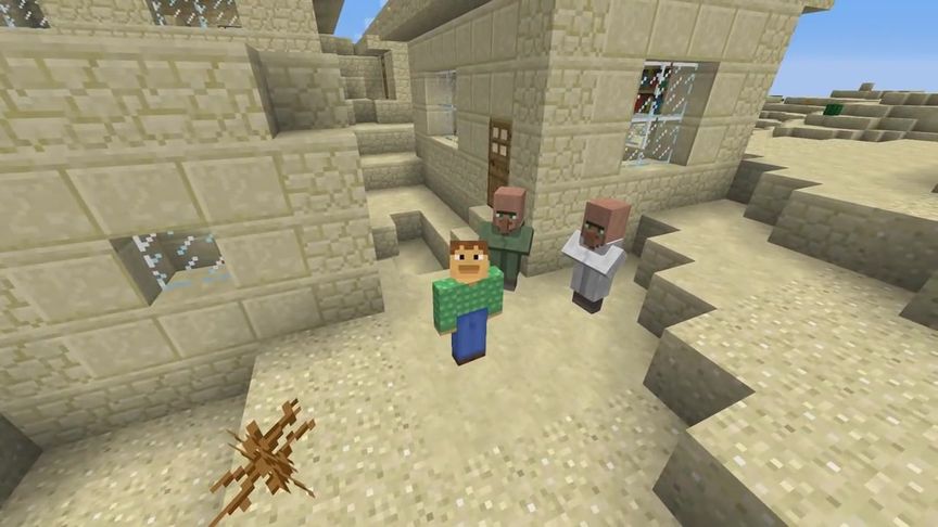 「MC」种子:出生点 藏 了一个沙漠神殿!By.Rays Work