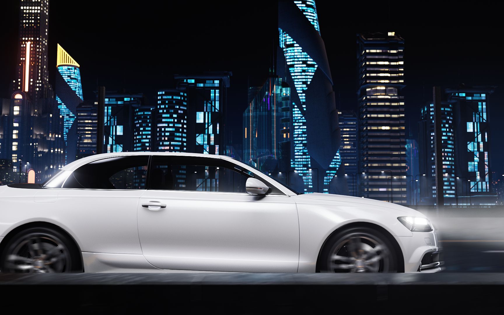 C4D动画 车载支架