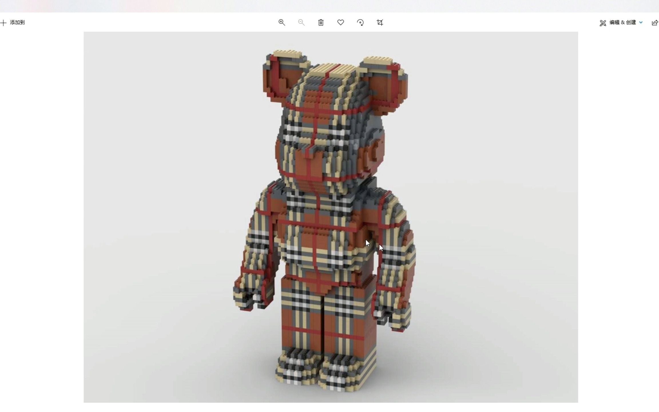 【乐高MOC】暴力熊1000%图纸