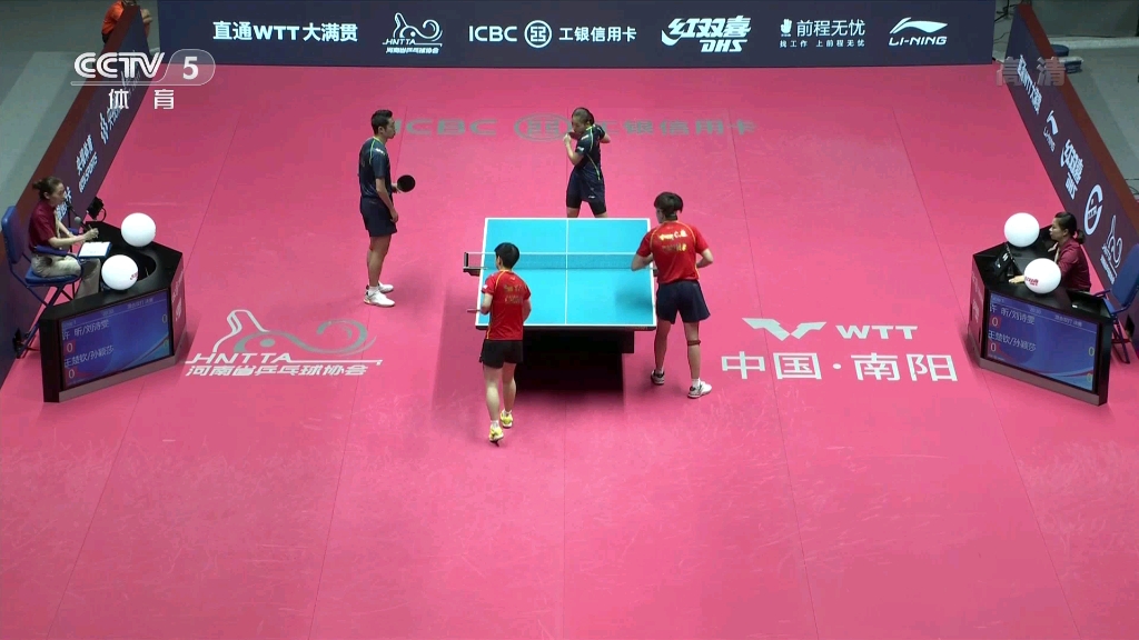 【央视解说】2021南阳世乒赛直通赛混双决赛:王楚钦孙颖莎VS许昕刘...