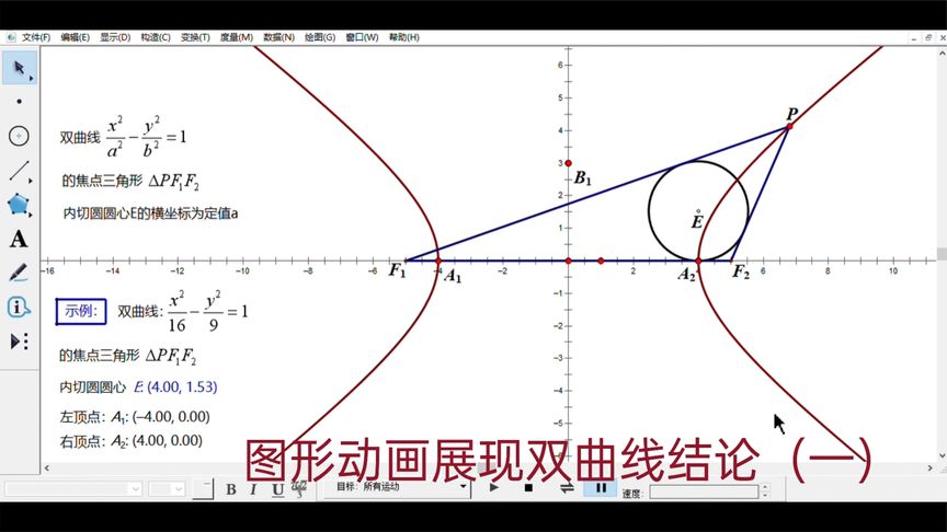 动画 高中数学——双曲线(一)