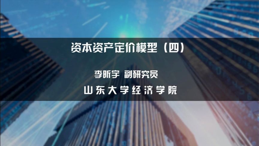 3.1资本资产定价模型4