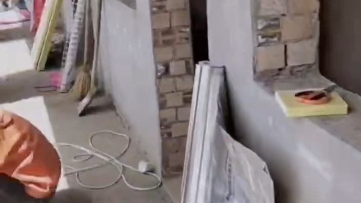 环县山城堡千惠电地暖施工现场