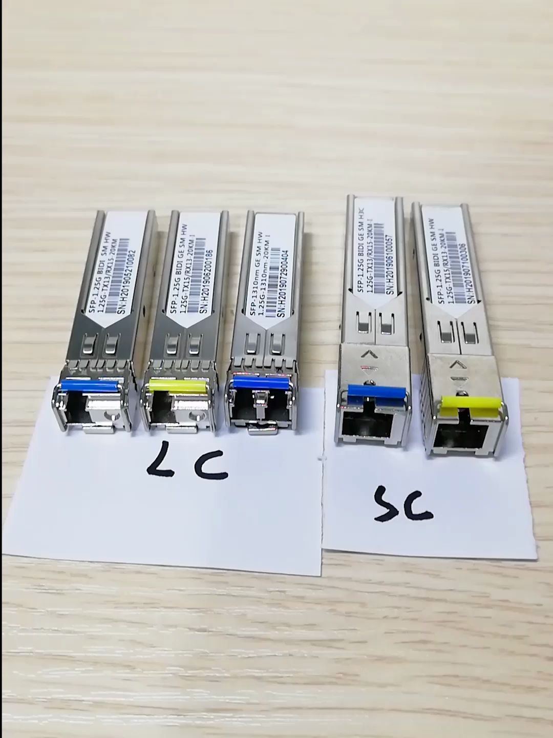 工业级SFP光模块千兆1.25G单模单纤20KM兼容H3C华为思科兼容...