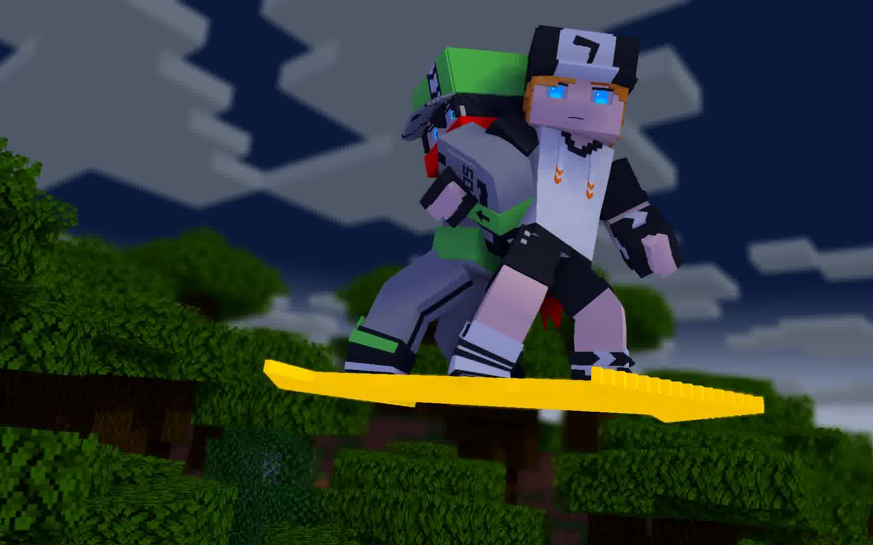 尝试用我的世界画风还原凹凸世界名场面!【快速单图】