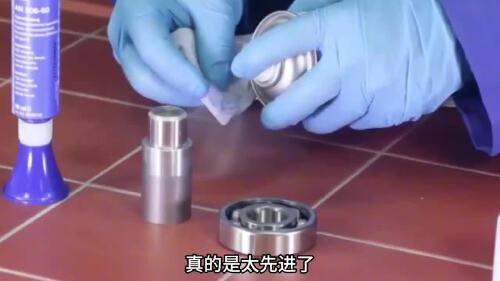 轴比轴承细,你看日本人是怎么安装轴承的,不用修补,太先进了!