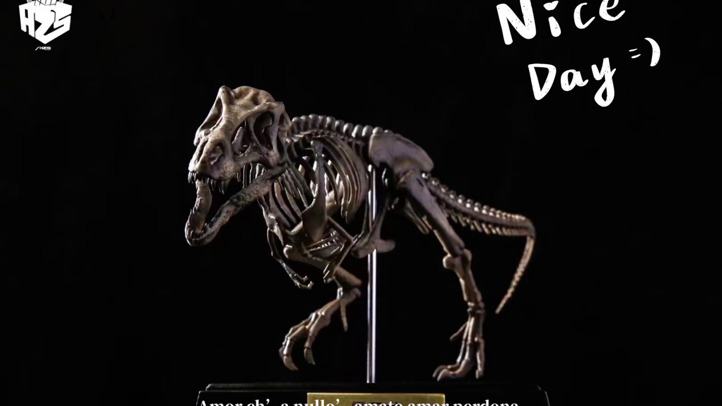 【新品预告,19号开定,霸王龙化石骨架】工作室:盒作社Hzs产品名称:...