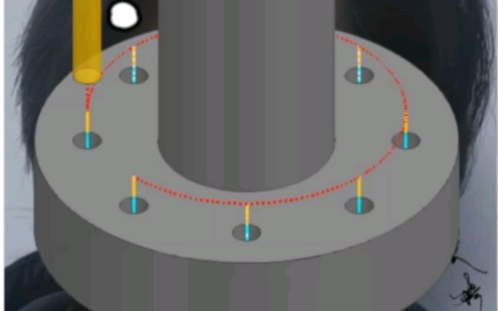 钻孔圆弧转移刀路