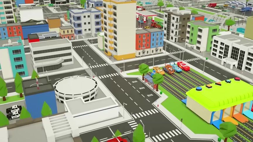 汽车的轮子换了形状也能开起来吗,趣味动画教宝宝认识各种形状