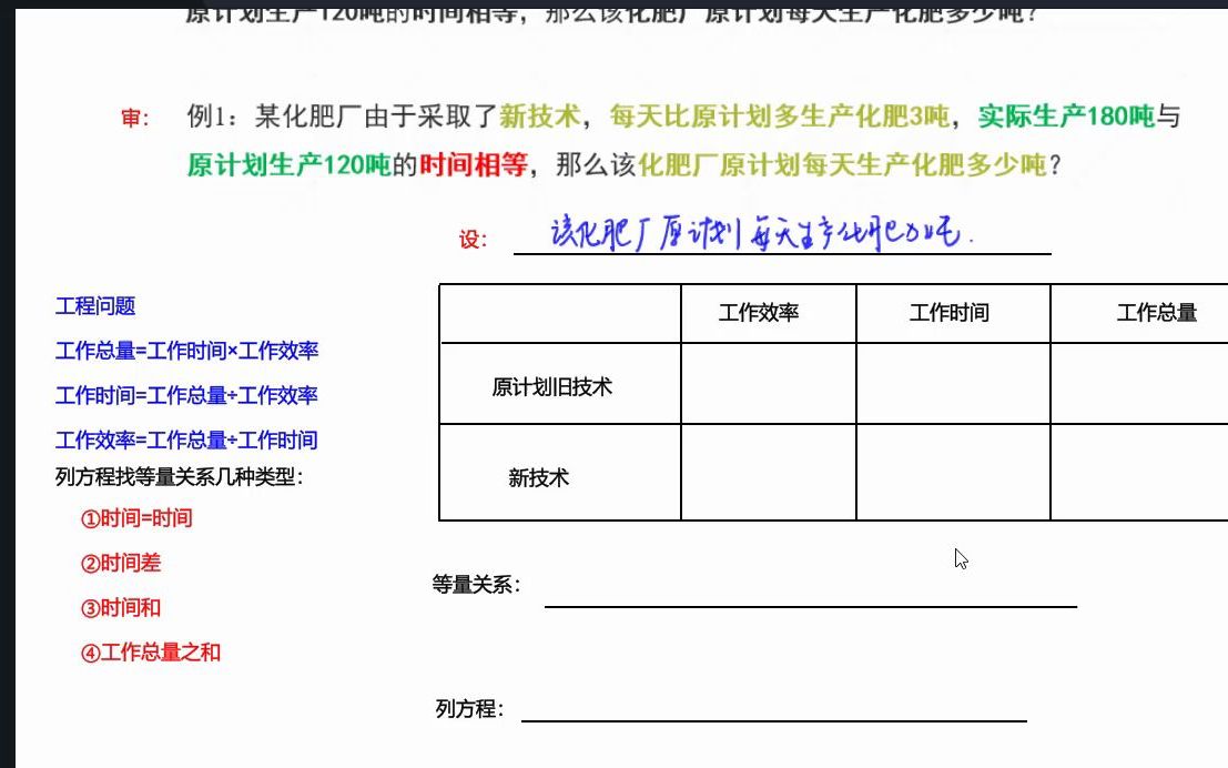 分式方程的应用之工程问题(一)