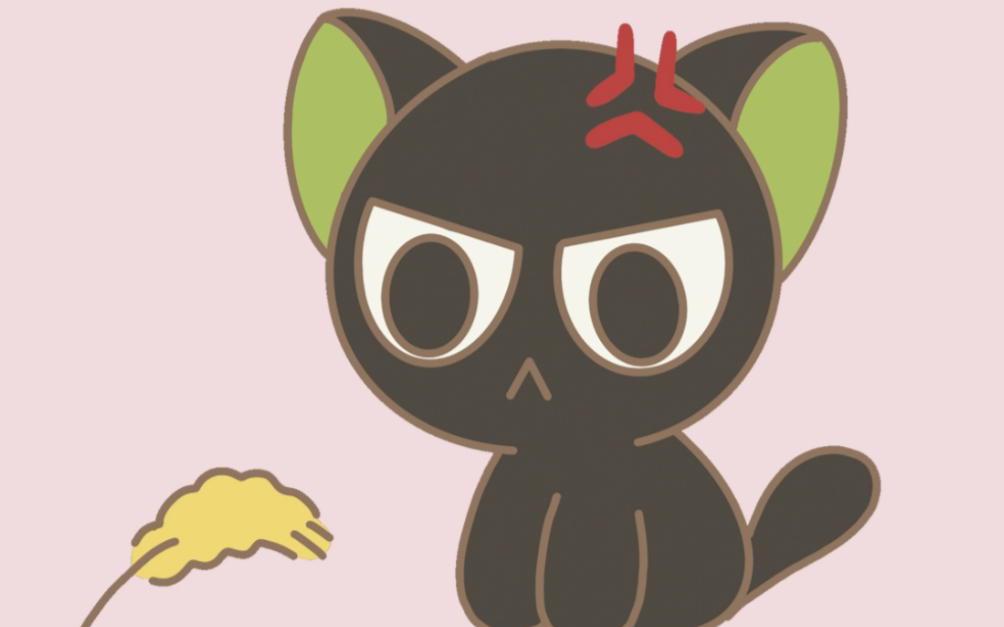 【flash动画作业】一些个罗小黑表情包 喜怒哀惧