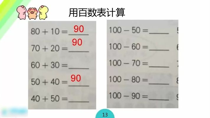 一年级数学独家资料:50到100以内加减法练习题,快帮孩子收藏