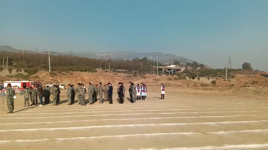 火灾消防演练场!现场报道