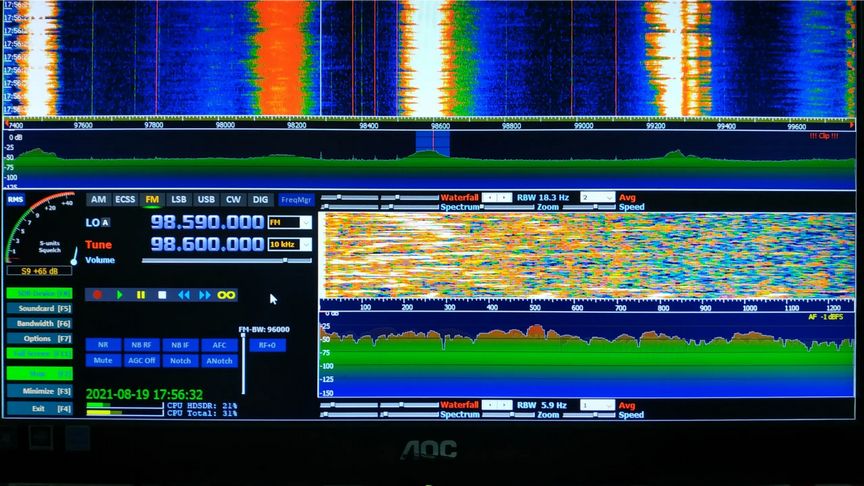 新到手的SDR(软件定义无线电)设备怎么设置。以HDSDR为例。