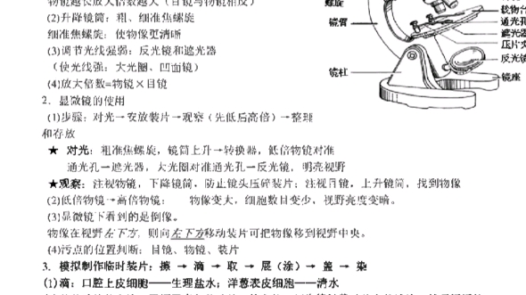 中考生必看,初中生物10大专题核心知识