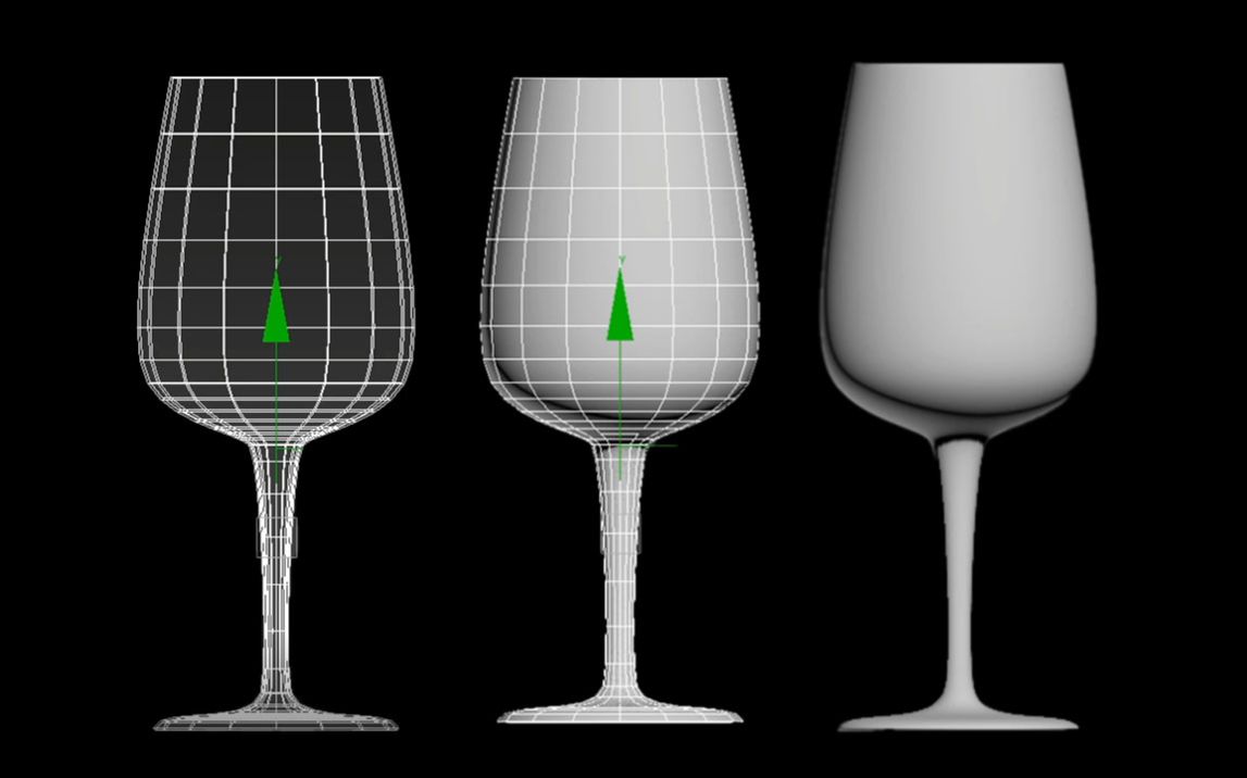 主打的就是一个简单,3DMAX快速制作酒杯(高脚杯),样条线+车削的运用