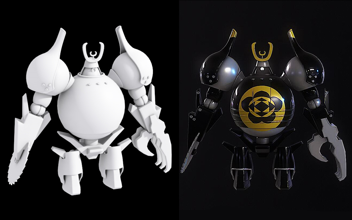 【3Dmax硬表面建模】次世代模型全流程制作—动画超能陆战队机器人...