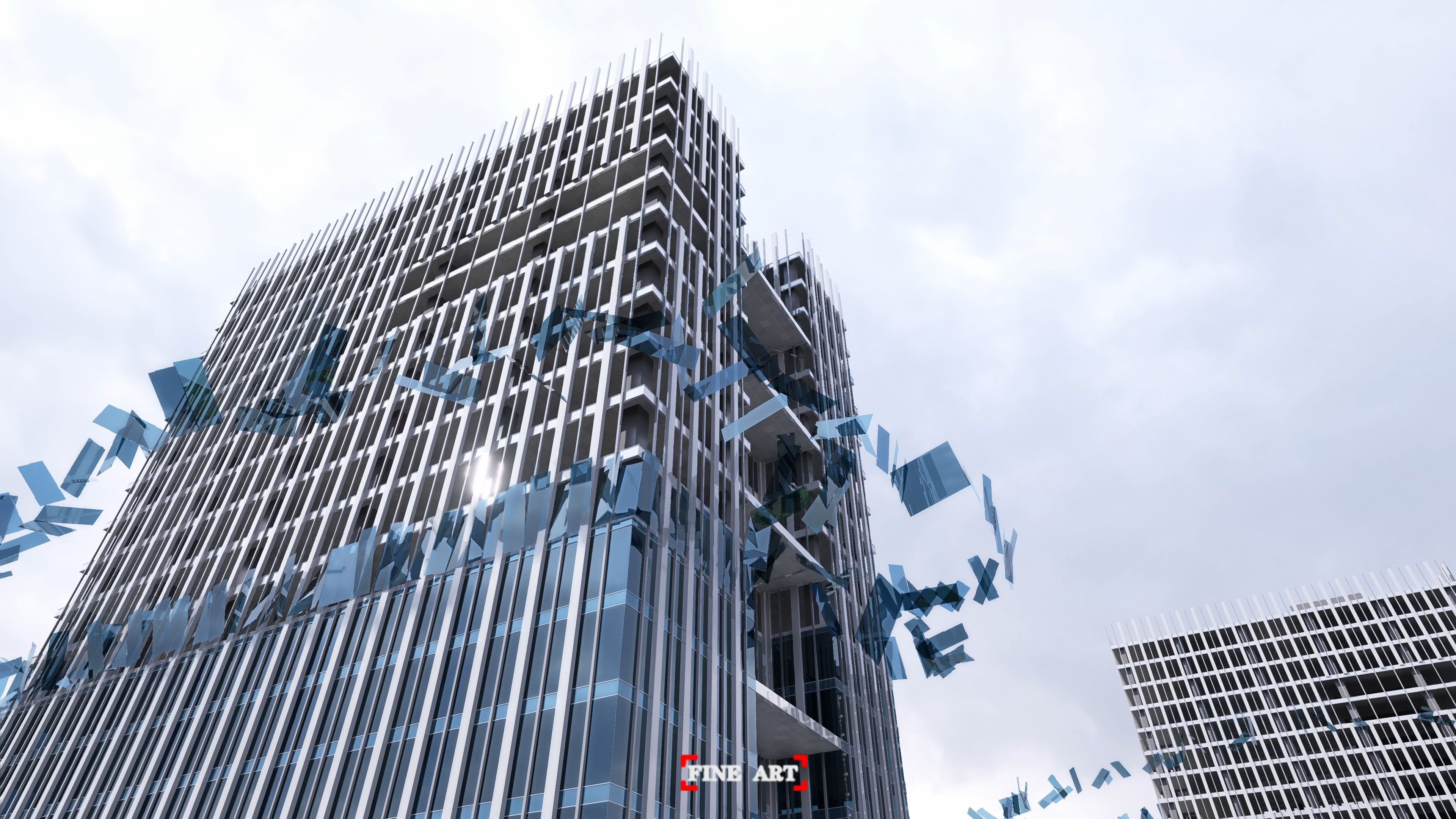 D5 生长动画---商业综合体