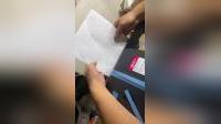 3833打印机上面调纸张尺寸大小