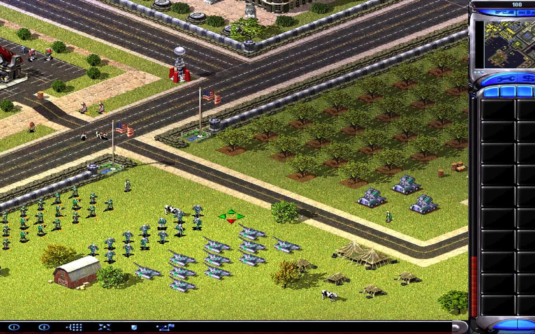 【红警2原版任务包】正常模式第三关(国土防线)