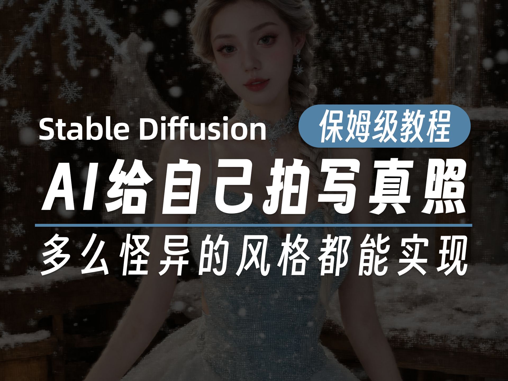 给自己做AI写真照,什么风格都能随心驾驭!