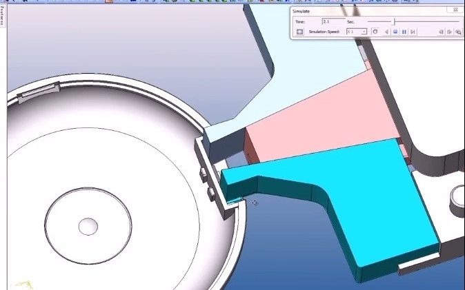 燕尾槽模具滑块(滑块中的滑块)