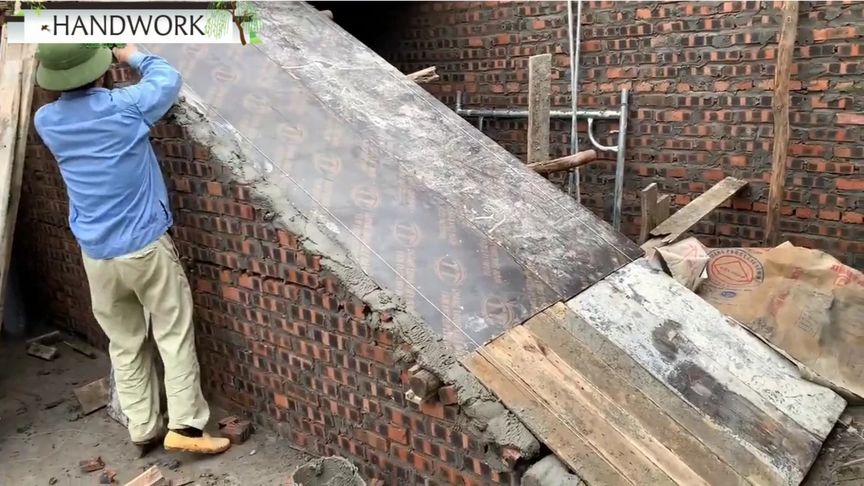 使用模板结构设计和建造室内楼梯
