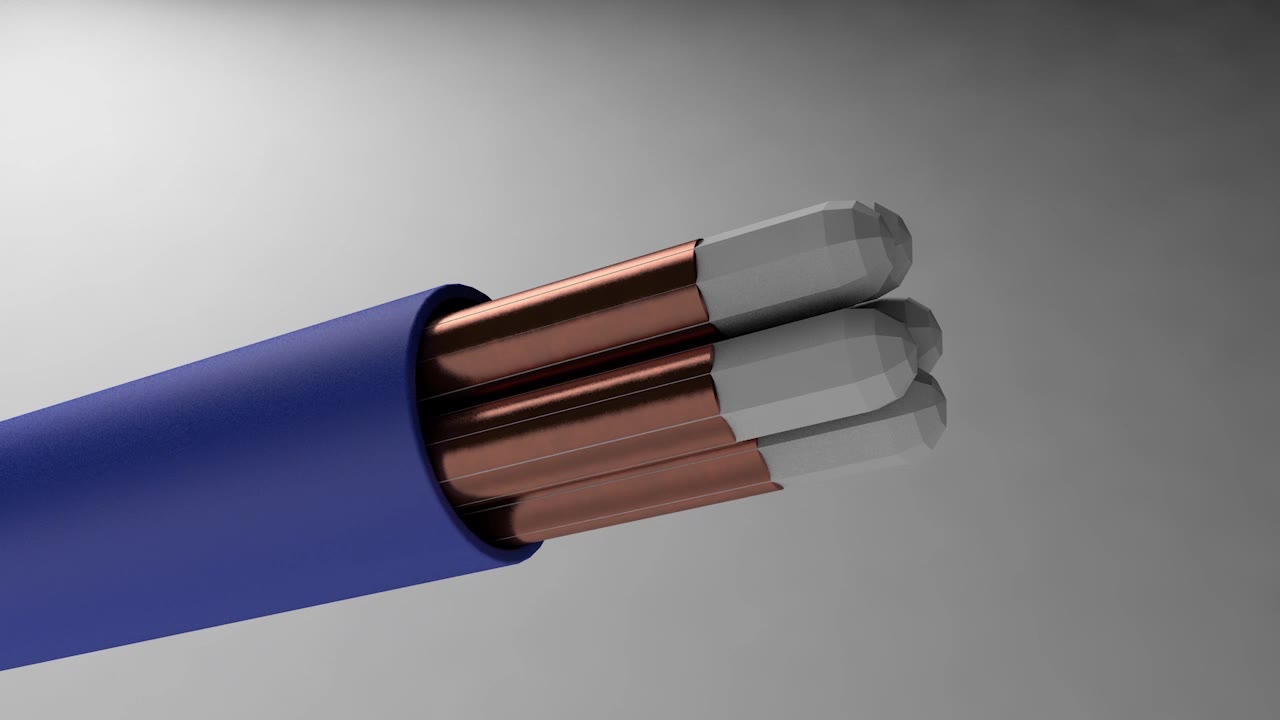 C4D小练习: 动感电缆