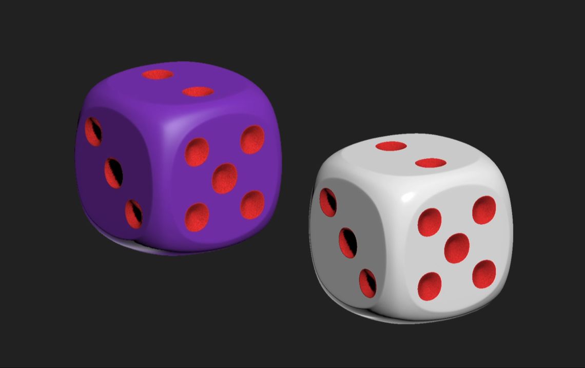 3dmax零基础教学,10分钟学会制作骰子模型,3dmax新手入门案例