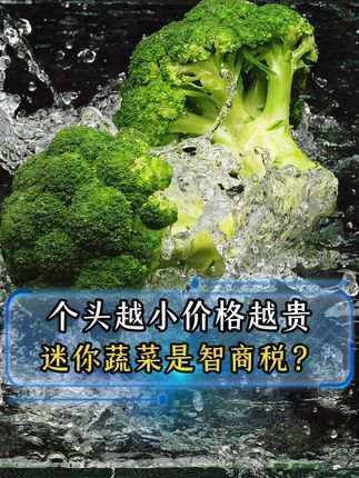 ...价格却越来越贵,迷你蔬菜到底是不是智商税? #科普 #涨知识 #冷知识